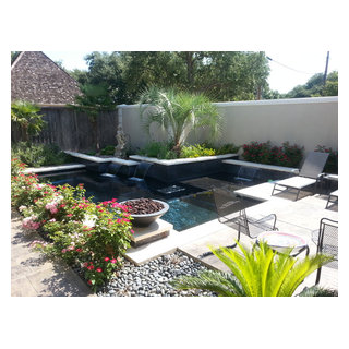 Front Yard Pool - Modern - Pool - Austin - by Ocean Quest Pools by Lew ...