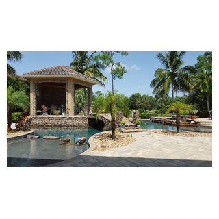 Gazebo and pool - Contemporary - Pool - Miami - by Lundstrom ...