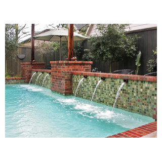 Geometric Pools - Moderne - Piscine - Houston - par Signature Pools of ...