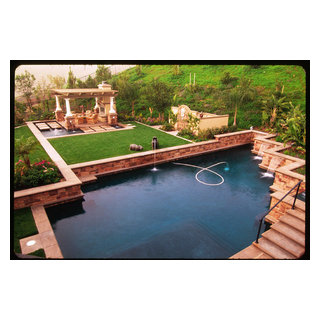 Geometry At Play - Mediterranean - Pool - Los Angeles - by Green Scene ...