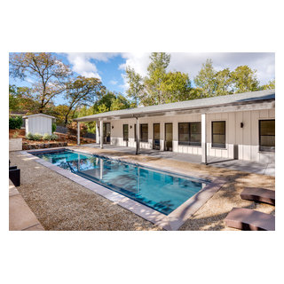 Glen Ellen Modern Ranch - Country - Swimming Pool & Hot Tub - San ...