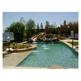 Gothic Landscape - Tropical - Pool - Los Angeles - by Nautical Pools ...