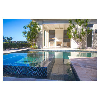 Greek Pool - Mediterranean - Pool - Miami - by JDLA Landscape ...
