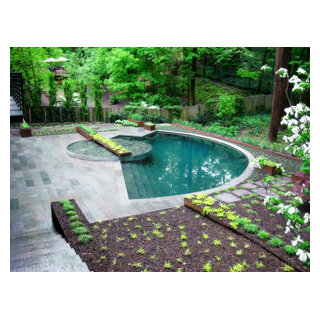 Half Moon Pool - Contemporary - Swimming Pool & Hot Tub - DC Metro - by ...