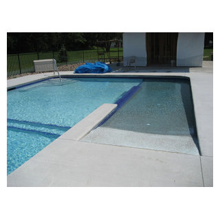Handicap Ramp - Craftsman - Pool - New York - by Hotshot Pool Finishes ...