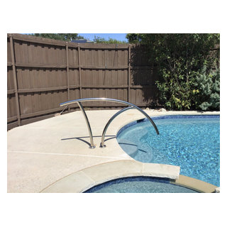 Handrails - Pool - Dallas - by Tile Concepts, Inc | Houzz