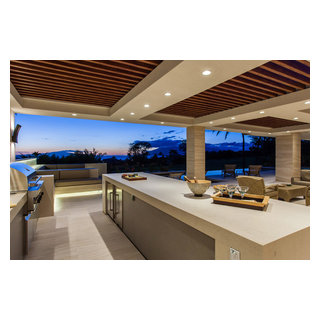 Hawaiian Outdoor Kitchen - Contemporáneo - Piscina - Hawái - de Wagner ...