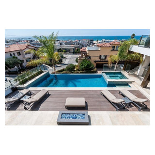 Hermosa Beach - Infinity Edge Swimming Pool & Spa with Windows ...