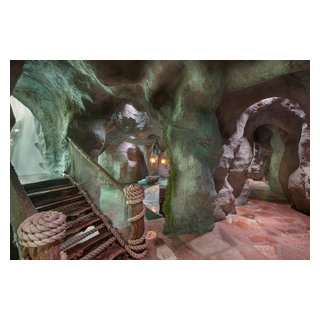 HGTV & DIY network's "POOL KINGS" - Pirate Pool - Eclectic - Pool ...