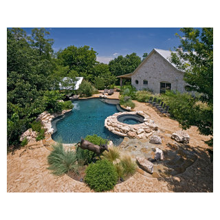 Hill Country Hunting Ranch - Rustic - Pool - Austin - by Land Design ...
