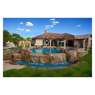 Hill Country Vanishing Edge/ Infinity Pool - Eklektisch - Pools ...