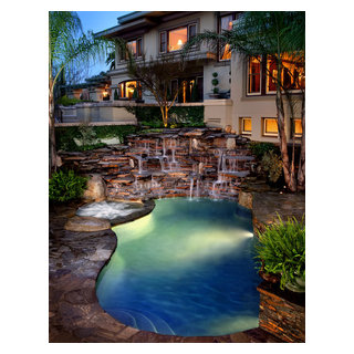 Hillcrest Arroyo Pool - Tropical - Pool - Los Angeles - by Poolside ...