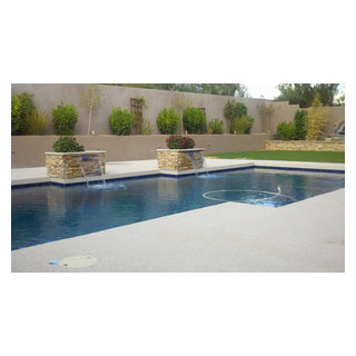 Hop Cassidy Pools - Mediterranean - Pool - Phoenix - by HOP CASSIDY ...