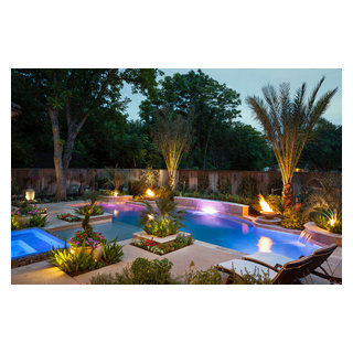 Bellaire Texas -Mediterranean Pool - Mediterranean - Pool - Houston ...