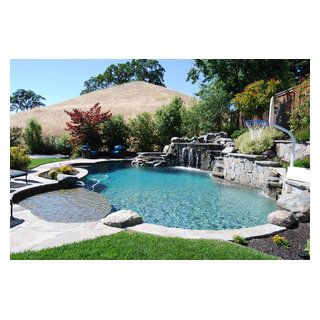 Hunters Terrace, Danville - Rustic - Pool - San Francisco - by Hawkins ...