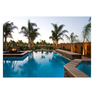 Hydroscapes, LLC French Grey Pebble Sheen - Modern - Pool - Phoenix ...
