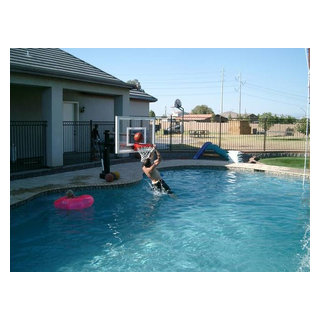 Hydroshot Adjustable Water Basketball Hoop - Contemporary - Pool ...