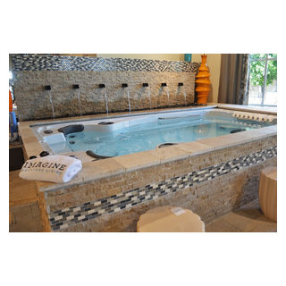 Imagine Backyard Living Showroom Hydropool - Modern - Pool - Phoenix ...