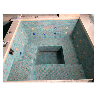 Indoor Jacuzzi - Mediterranean - Pool - Los Angeles - by Mud Men Tile ...