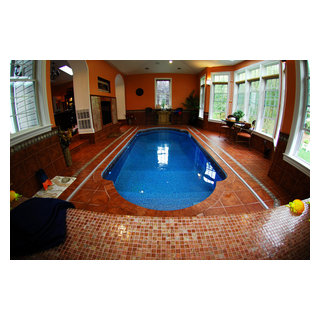 Indoor Pool - Eclectic - Pool - Philadelphia - by Goodall Pools & Spas ...