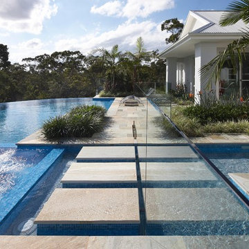 Pool Walkway - Photos & Ideas | Houzz