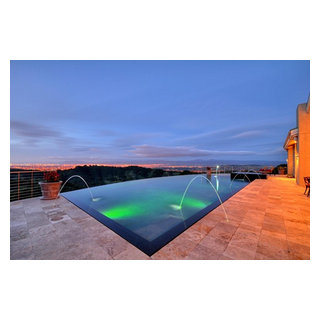 Infinity Edge Pool & Fountains - Contemporary - Pool - San Francisco ...