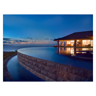 Infinity Edge Pool - Tropical - Swimming Pool & Hot Tub - Hawaii - by ...