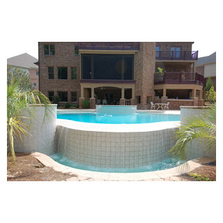 Infinity Edge Pool - Classique - Piscine - Atlanta - par Caribbean ...