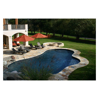 Inground Swimming Pools - Traditional - Pool - New York - by Foxx Pools ...