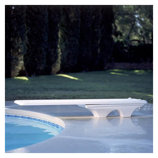 Inter-Fab 6 ft. Los Arcos Complete Diving Board - White - Contemporary ...