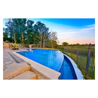 Inverness Infinity Pool - Traditional - Pool - Chicago - by Platinum ...