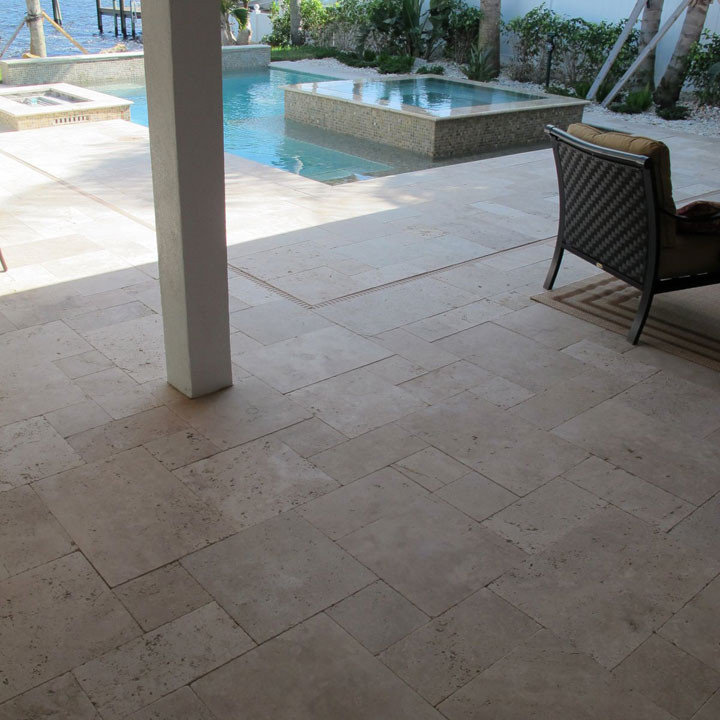 Ivory Travertine Pavers - Photos & Ideas | Houzz