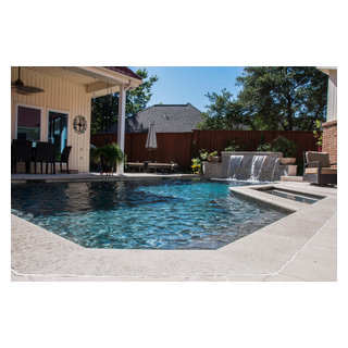 Jacobs_Dallas - Mediterranean - Pool - Dallas - by Petri Pools | Houzz