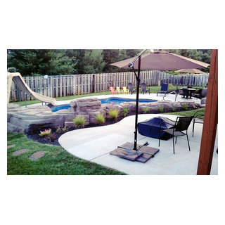 Jason A. Swimming Pool Project - Rustic - Swimming Pool & Hot Tub ...