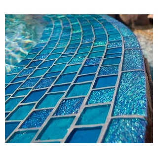 Jewel Accent Tiles - Tropical - Pool - San Francisco - by Lightstreams ...
