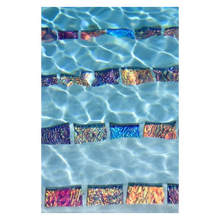 Jewel Accent Tiles - Tropical - Pool - San Francisco - by Lightstreams ...