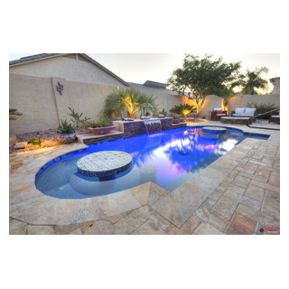 Johnston Custom Spool - Southwestern - Pool - Phoenix - by Thunderbird ...
