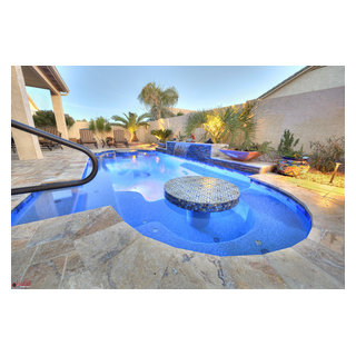 Johnston Custom Spool - Southwestern - Pool - Phoenix - by Thunderbird ...