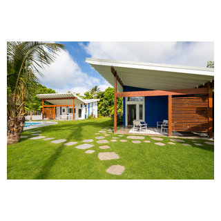 Kailua Beach House (exterior views) - Tropical - Pool - Hawaii - by H-1 ...