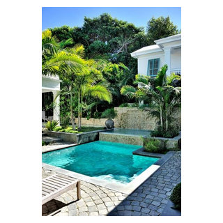 Key West Florida - Historic Sidewalk Cobble Pool Deck - Traditional ...