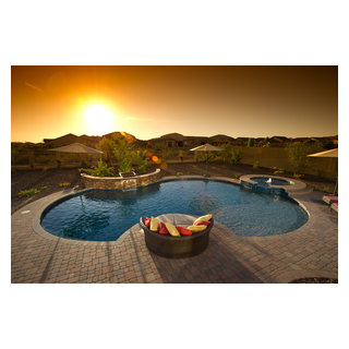 Kirby - Eclectic - Pool - Phoenix - by California Pools & Landscape | Houzz