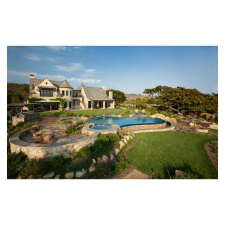 Kris E. Kimpel Landscape Architecture Prism Blue Pebble Sheen - Modern ...