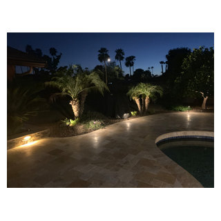 Kriz Front and Back Yard Remodel - Modern - Pool - Phoenix - by Ground ...