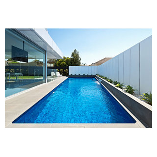 Lap Pool Design with a Twist - Modern - Pool - Melbourne - by Albatross ...