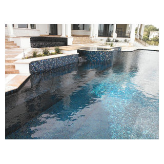 Large All Tile Pool - Contemporary - Pool - Austin - by Ocean Quest ...