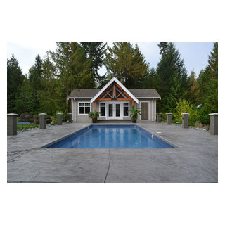 Large Fiberglass Pool Nanaimo - Traditional - Pool - Vancouver - by CA ...
