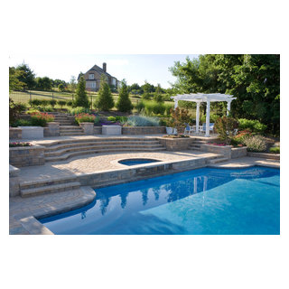 Leesburg Beacon Hill Pool Landscape - Traditional - Pool - DC Metro ...