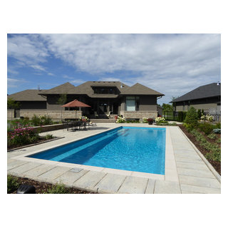 Leisure Fiberglass Pool 16x40 classic design by Welwyn Wong - Moderno ...