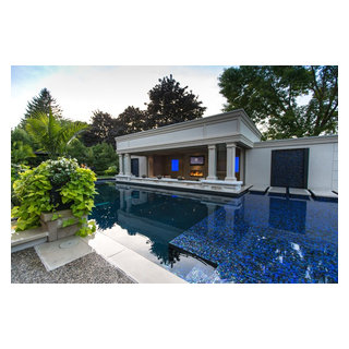 Luxurious Lakeshore Resort - Traditional - Swimming Pool & Hot Tub ...