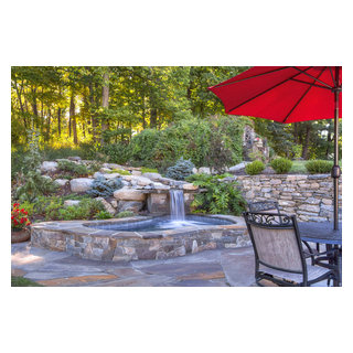 Luxurious, Rugged Natural Stone Spa - Traditional - Pool - New York ...